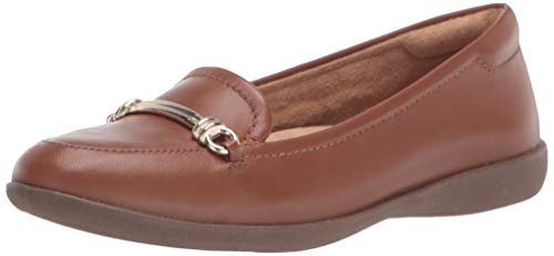 Naturalizer Women's Florence Slip-ons Loafer, Saddle Leather,9 medium ...