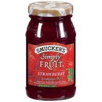 Amazon.com: Smucker's Simply Fruit Strawberry Spreadable Fruit 10 oz ...