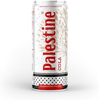 Amazon.com : Palestine Cola Carbonated Soft Drink, 330ml Can, 24-Pack ...