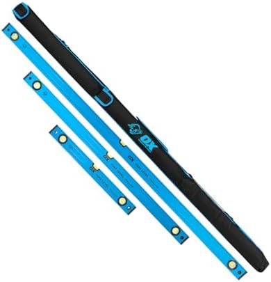 OX Pro Tuff 3-Piece Spirit Level Set with Carry Bag - 600mm,1200mm ...