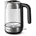 Philips HD9339/80 Glass Kettle, 1.7 Litres, LED Lighting, Dry Run ...