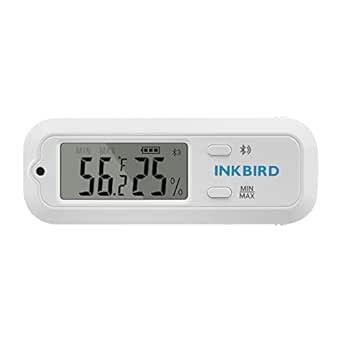 Inkbird Mini Digital Thermometer and Hygrometer, Temperature Humidity ...