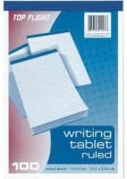 Top Flight Writing Tablet, White, 100 Sheets : Buy Online at Best Price ...