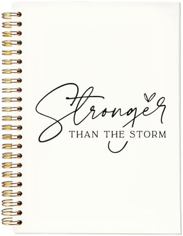Amazon.com : Yetmadi Stronger Than The Storm Inspirational Notebook ...