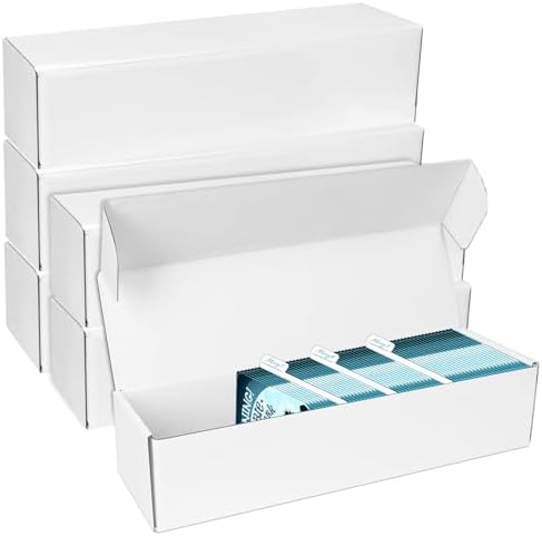 Amazon.com: VOKOY 6 Set Trading Card Storage Box with Dividers, 400 ...