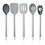 Amazon.com: COOK WITH COLOR Silicone Cooking Utensils, 5 Pc Kitchen ...