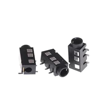 Amazon.com: elpart 10PCS/LOT 3.5mm Jack Female o Connector 4 Pin DIP ...