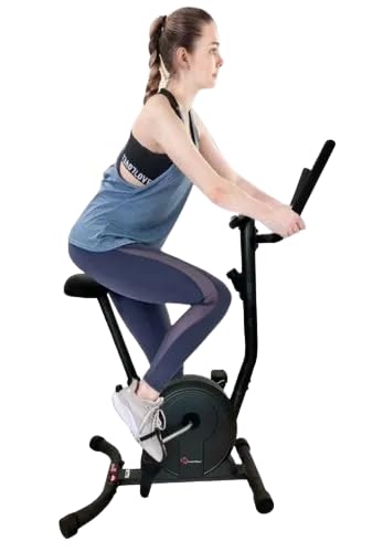 Stationary Exercise Bike (Black) /Upright Air Bike Exercise Cycle for ...