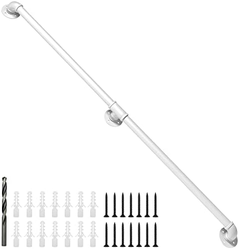 2 Pack Acrylic Handrail for Indoor Stairs, Lucite Transparent Staircase ...