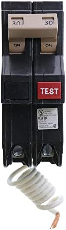 EATON GFTCB250 Cutler Hammer Ground Fault Circuit Breaker, 50 A, 120/ ...