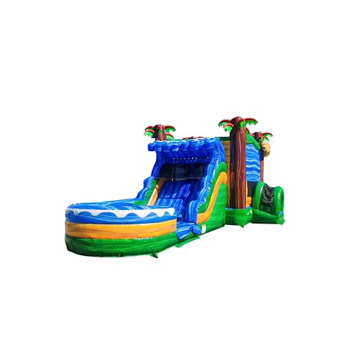 JumpOrange Jaguar Commercial Grade Bounce House Water Slide with Splash ...
