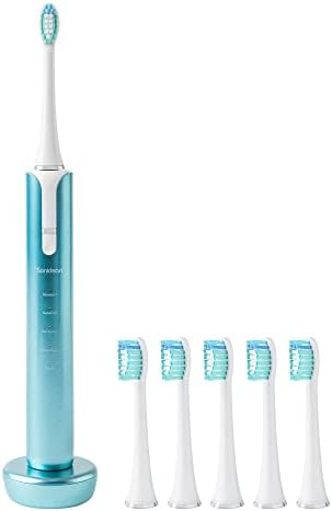 Amazon.com: Soniclean Lux Sonic Toothbrush for Adults with 6 Toothbrush ...