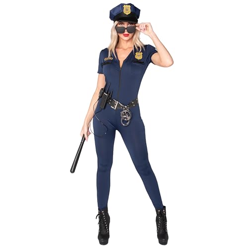 Spooktacular Creations Adult Women Police Costume for Halloween Dress ...