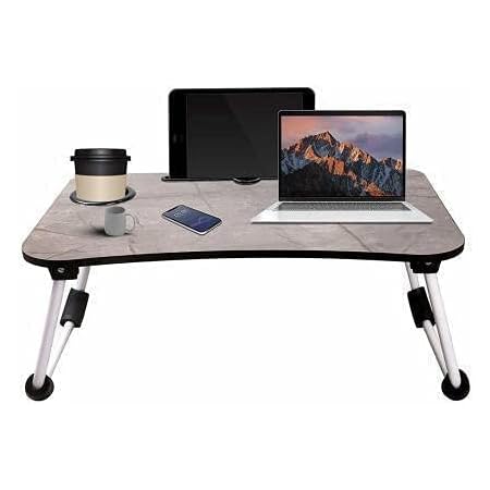 ROONGTA Study Table/Bed Table/Foldable and Portable Wooden/Writing Desk ...