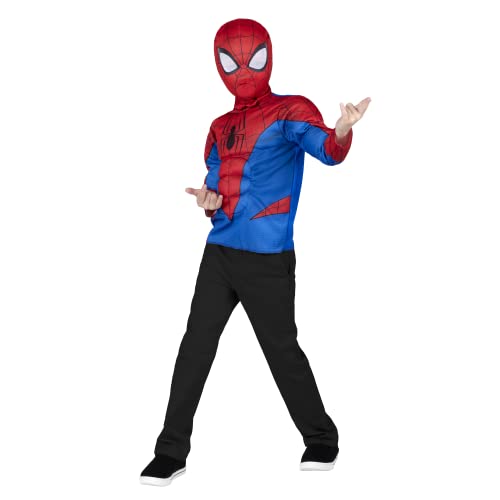 Marvel Spider-Man Official Youth Dress-Up Box - Padded Costume Tops ...