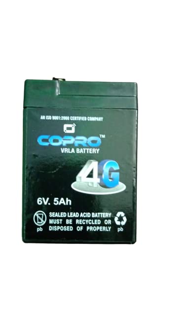 Devang Enterprises COPRO VRLA Battery 6V. 5AH : Amazon.in: Electronics