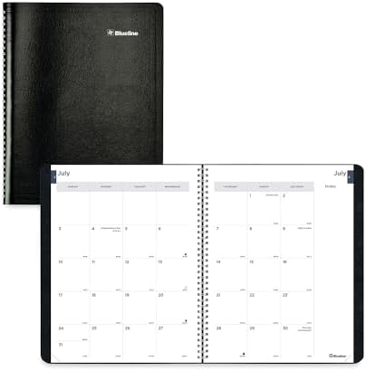 Blueline Weekly/Monthly Academic Planner, 5-Day Timanager, 13 Months ...