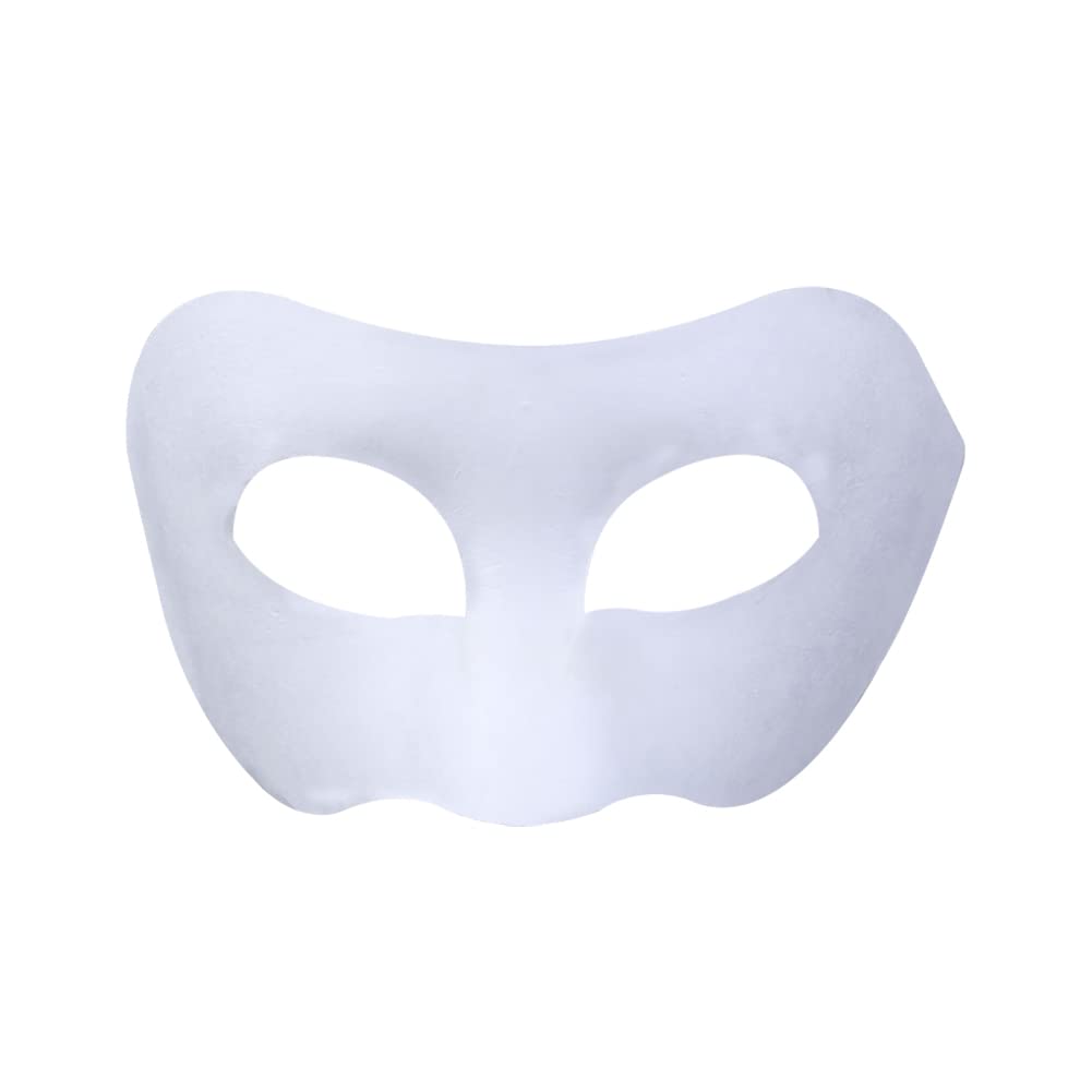 Amazon.com: GSHLLO 3 Pcs DIY Paper Masks Plain Masquerade Masks ...