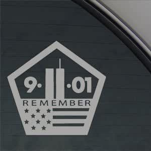 Amazon.com: WORLD TRADE CENTER 911 MEMORIAL 5.5" (color: SILVER) Vinyl ...