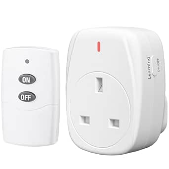 13A/3120W Remote Control Plug Sockets,HBN Wireless Remotely Control ...