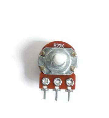 Electronic Spices pack of 2 22K ohm potentiometer, single variable ...