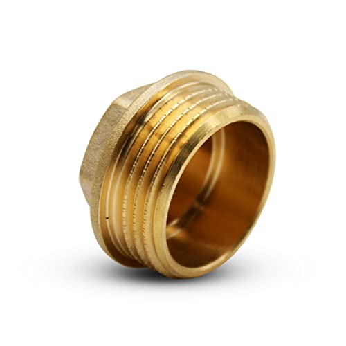 DOJA Barcelona Blanking plug, external thread, 4 hex caps, 1/2 inch ...