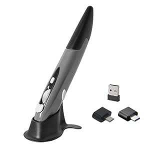 Amazon.in: Buy Nicear Pen Mouse USB 2.4G Wireless Optical Pen Vertical ...
