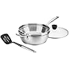 Amazon.com: Cuisinart Preferred Pan 4-Pc Set - Stainless Steel (4.5 Qt ...
