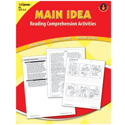 Reading Comprehension Book, Main Idea, Reading Levels 2.0–3.5: Edupress ...