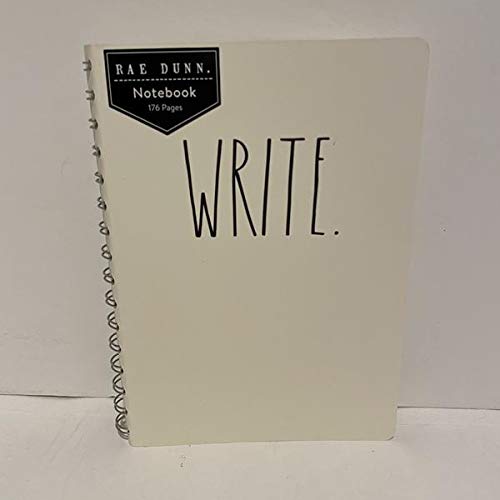 Rae Dunn WRITE Notebook - 176 pages - 8 X 6 IN: 3183324122461: Amazon ...