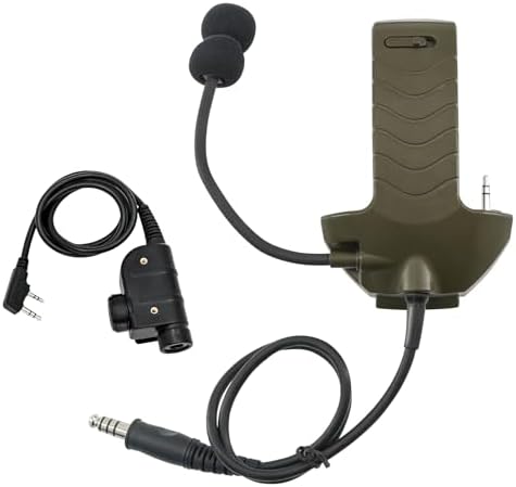 Amazon.com: Hearangel Boom Microphone/Ken 2 Pin PTT Kit Compatible with ...