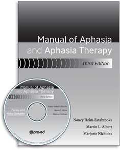 Manual of Aphasia and Aphasia Therapy–Third Edition: Pro-Ed: Amazon.com ...