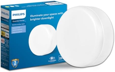 Buy Philips 22-Watt Round Duraslim Recessed Metal Downlighter Ceiling ...