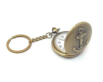 Crazygol Anchor Premium Metal Pocket Watch Keychain (Pack Of 1) Pocket ...