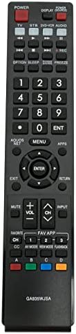 Amazon.com: GA935WJSA Replacement Remote Compatible with Sharp TV LC ...