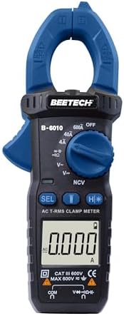 Beetech® B-6010 600A AC, 600V AC/DC True-RMS Digital Clampmeter, 4000 ...