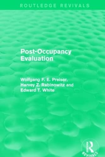 Amazon.com: Post-Occupancy Evaluation (Routledge Revivals ...