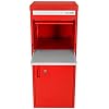Large Smart Parcel Box Red Front & Rear Access Doors for Secure ...