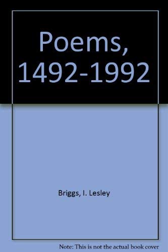 Poems, 1492-1992: Briggs, I. Lesley: 9780815804895: Amazon.com: Books