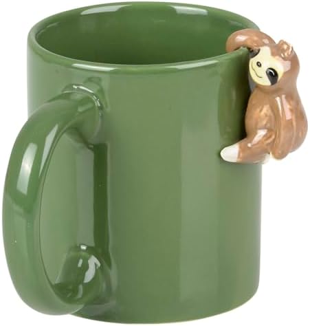 Amazon.com | Yalucky Novelty Sloth Coffee Mug, Cute Travel Tea Mugs ...