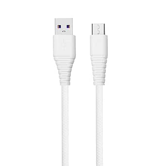 POWER CLIFF USB 2.4A Fast Charging Cable Compatible For Galaxy, Motorola, Oppo, Vivo Micro USB ...