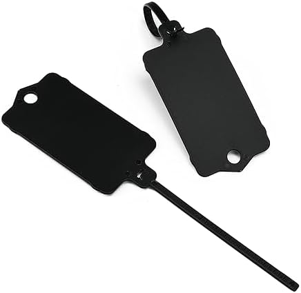 Amazon.com : LeadSeals 100pcs Blank Plastic Tags for Labeling Reusable ...