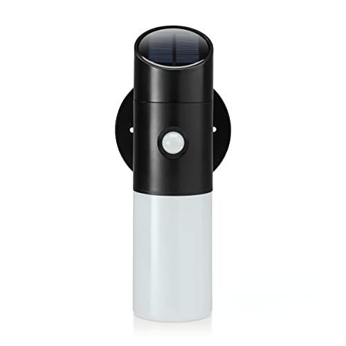 Auraglow Solar Outdoor PIR Sensor Welcome & Security Wall & Fence Light ...