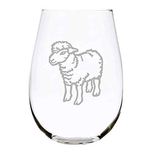 Amazon.com: Sheep Stemless wine glass, 17 oz. : Handmade Products