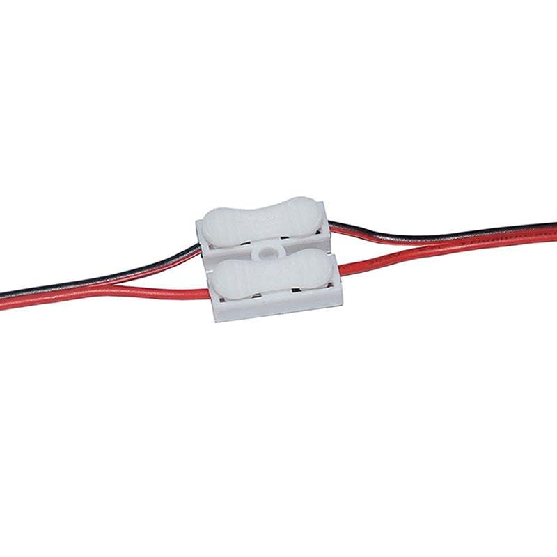 Buy 2P Spring Wire Connectors Electrical Cable Clamp Terminal Block ...