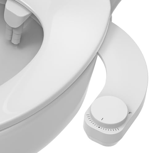 Left Hand Bidet Attachment for Toilet - Self-Cleaning control panel on ...