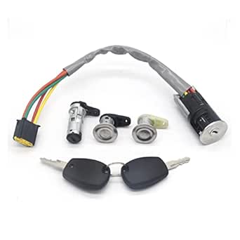 EVURU FULL SET IGNITION SWITCH TAILGATE LOCK Fit FOR RENAULT Fit For ...