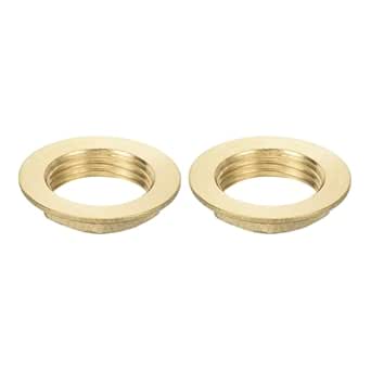 sourcing map G1/2 Pipe Fitting Hex Flange Lock Nut Locknut Female ...