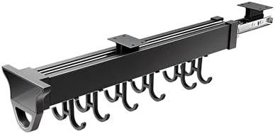 Amazon.com: PrimZooty Pull Out Broom Holder, Multifunctional Slide ...