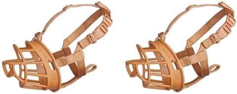 Baskerville Ultra Muzzle, Tan, Size 4 (Pack of 2) : Amazon.co.uk: Pet ...